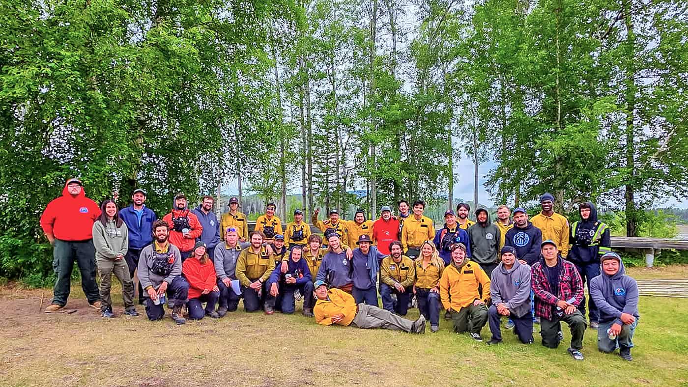 Difficult wildfire threatens cabins in area north of Birch Lake, west ...